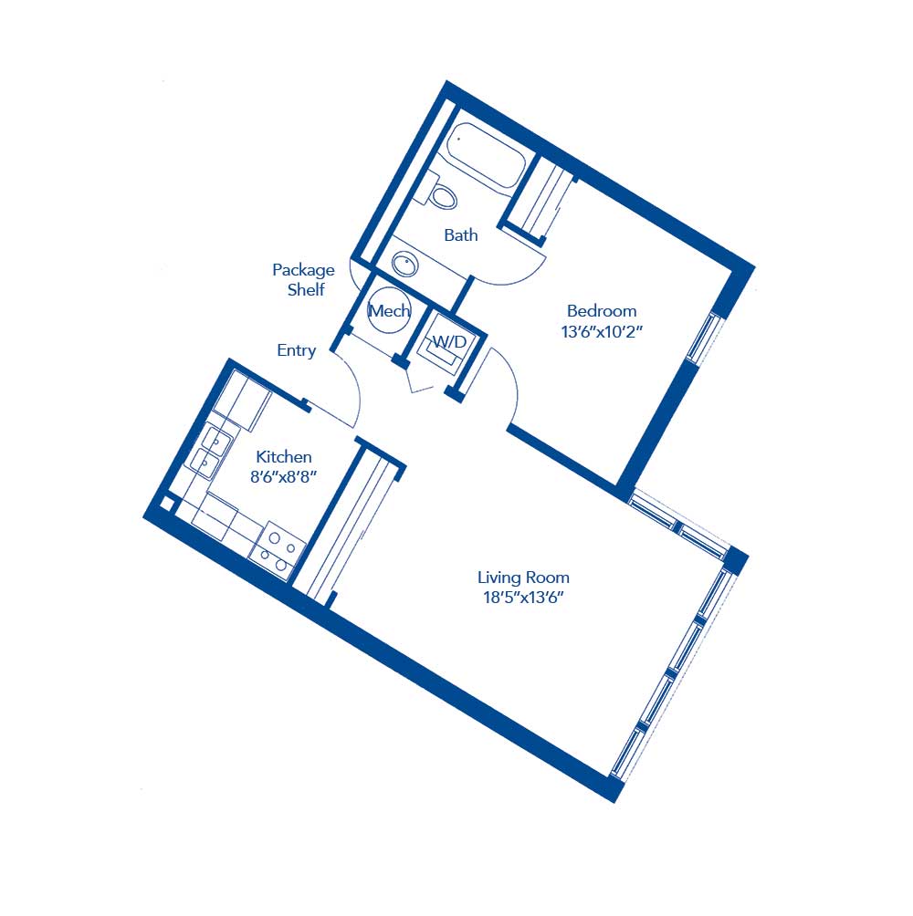 Apartment Floor Plans | Wesley Woods of Newnan- Wesley Woods