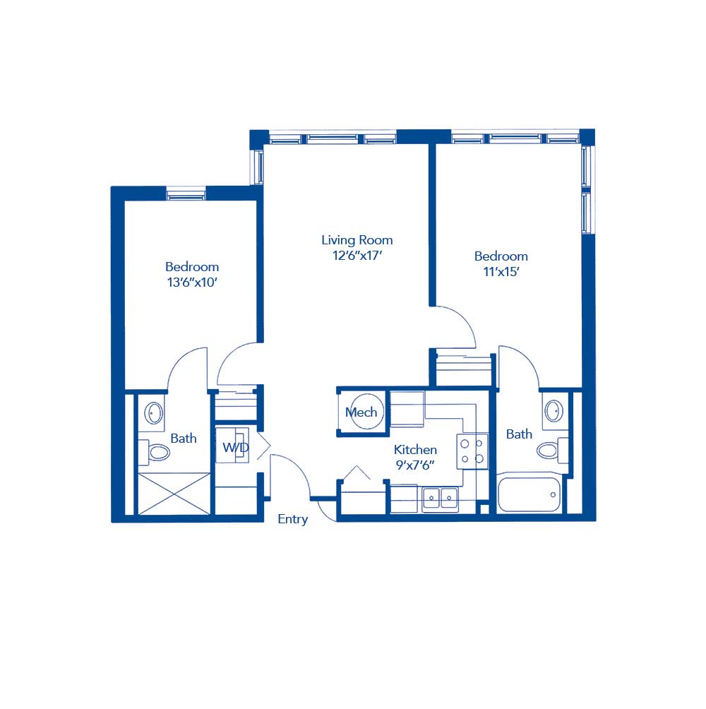 Apartment Floor Plans | Wesley Woods of Newnan- Wesley Woods