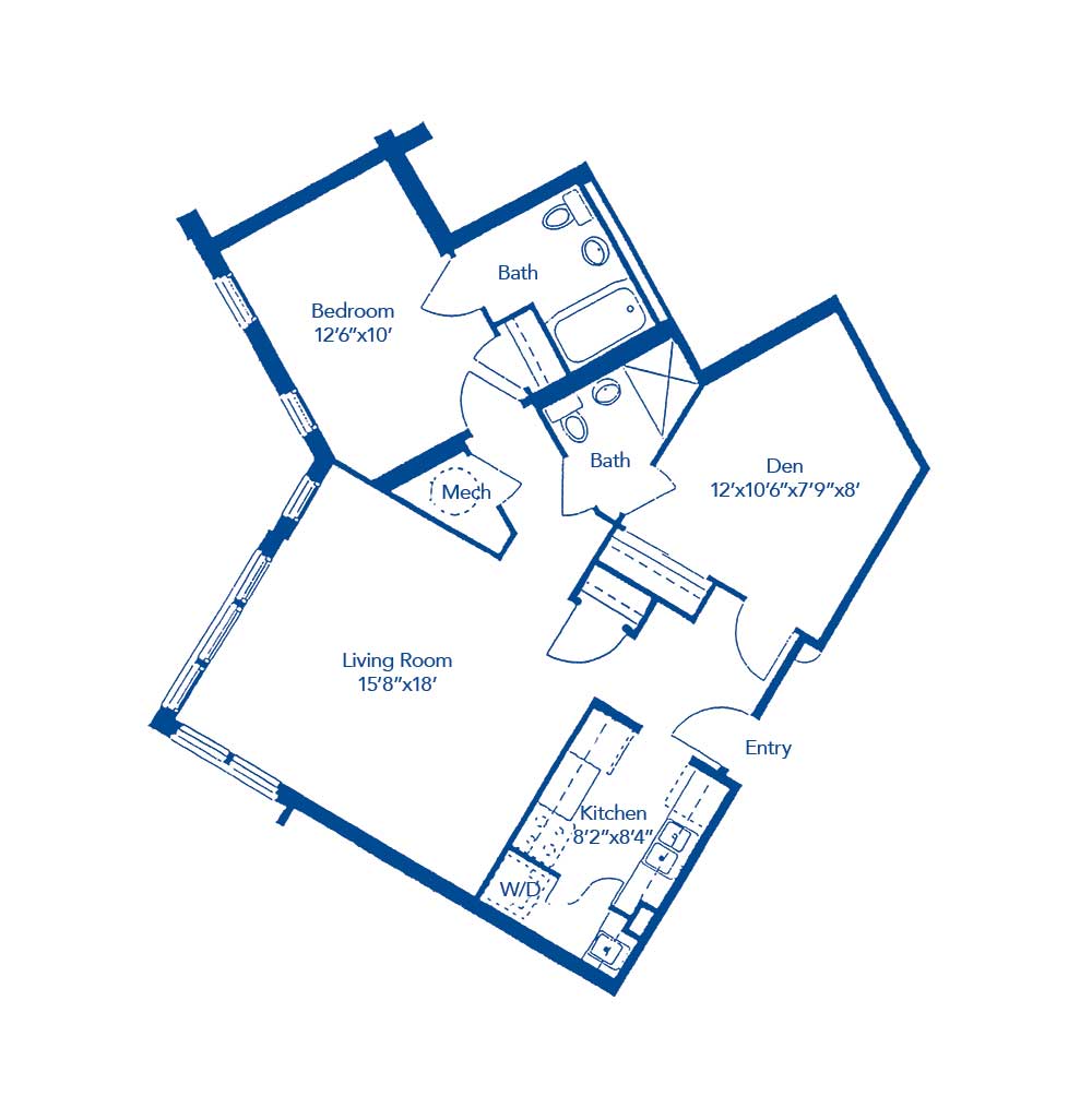 Apartment Floor Plans | Wesley Woods of Newnan- Wesley Woods